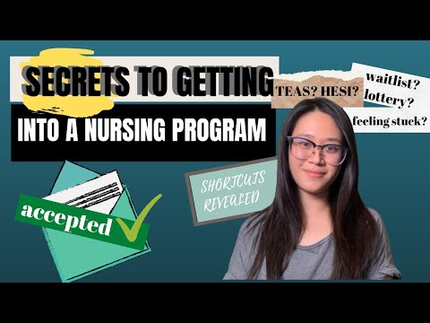 Tips on How to Get Into a Nursing Program