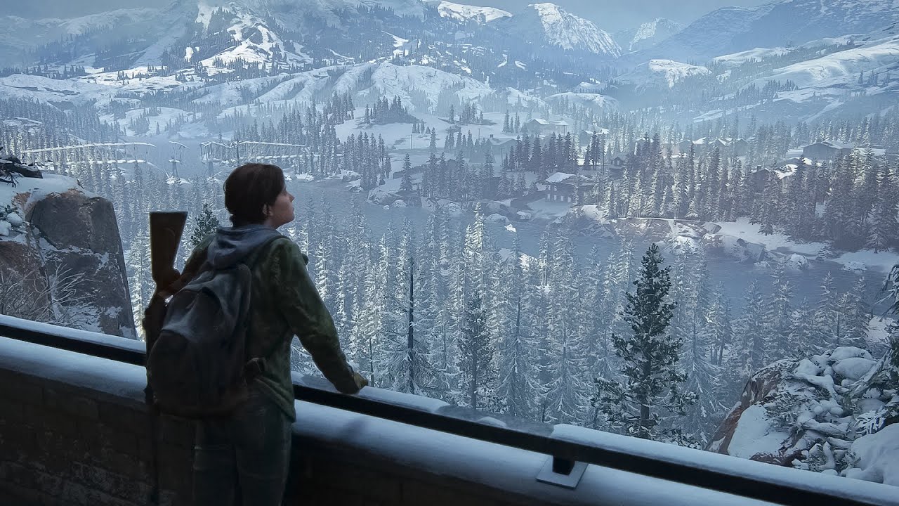 🔥Best Live Wallpaper🔥 The Last of Us Part II - Ellie in the mountains