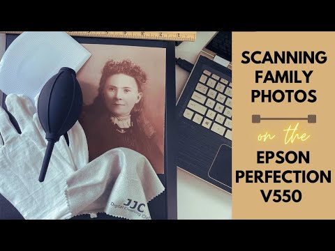 DIGITIZE Photos, Slides & Negatives with the Epson Perfection V550