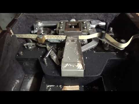 Kleinschmidt Teletype WPE3 Wheatstone Continental Code Teletype ( Automatic Telegraph ).