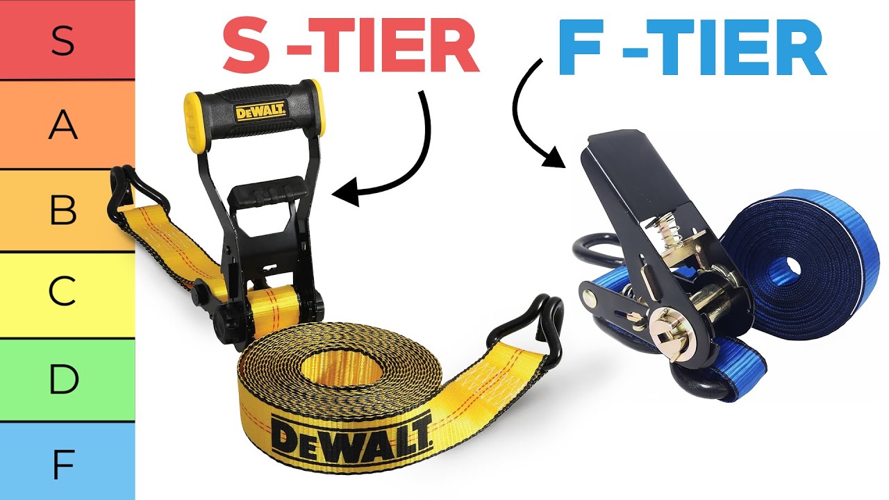 Best Ratchet Strap Tier List (12 Tie Down Straps Ranked)