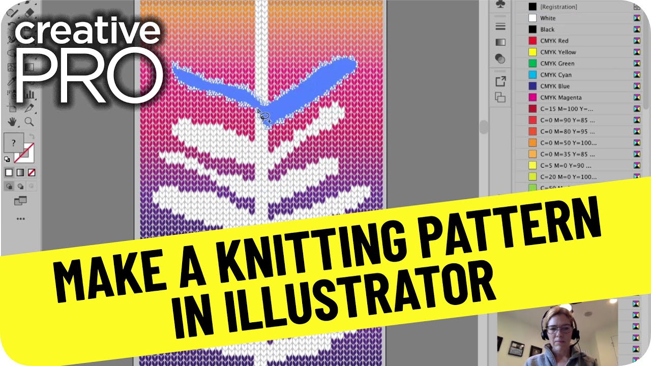 Make a Knitting Pattern in Illustrator ft. Kelly Vaughn // Three Minutes Max