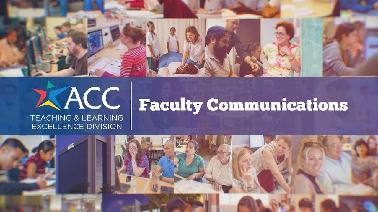 TLED Updates: Faculty Communications