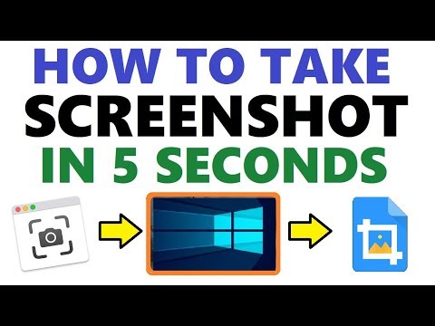 Take Screenshot Windows 10 Laptop - Snipping Tool | PrtScr Print Screen | Keyboard PrntScrn Button