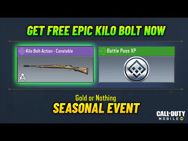 COD Mobile Season 4: How to unlock Epic Kilo Bolt-Action - Constable