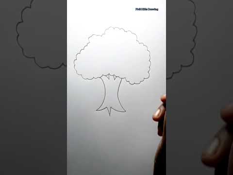 Banyan Tree Drawing #shorts #drawing #banyantree @pmhkidsdrawing