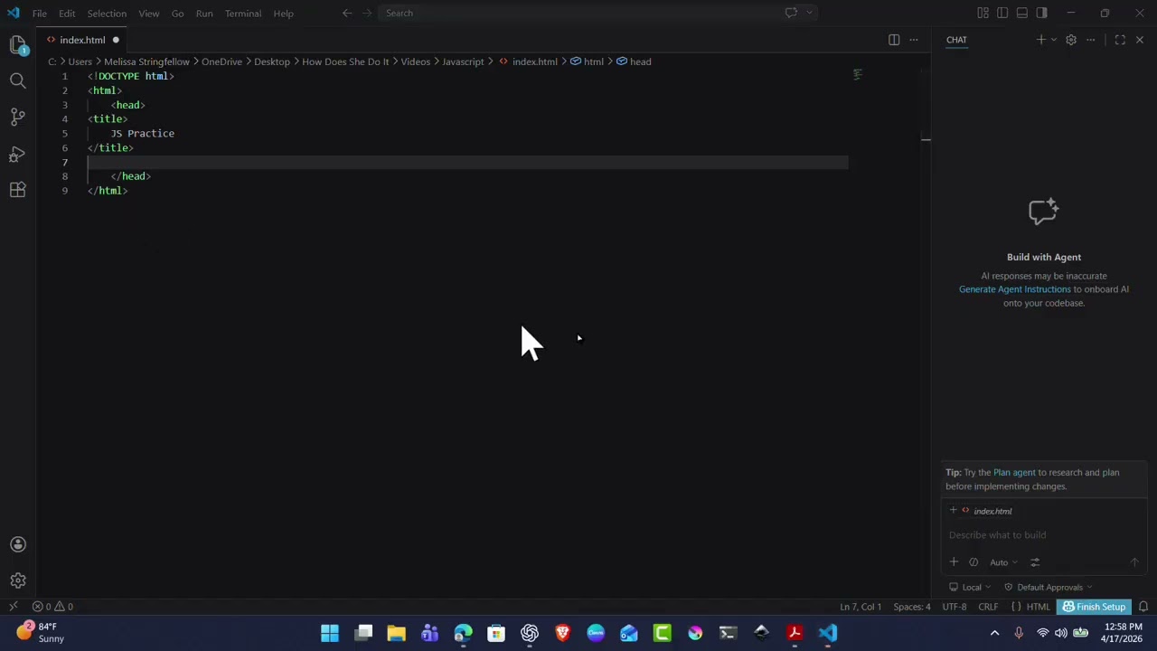 Build Your First JavaScript Code
