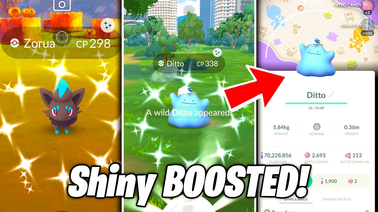 HOW TO CATCH SHINY COSTUMED DITTO IN POKEMON GO! New Ditto Disguises / Special Background!