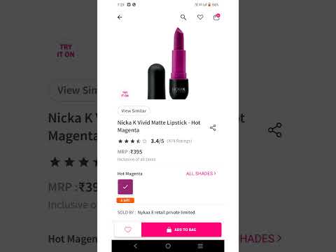 nicka k lip stick/liquid lipstick/lipcolor under 600/affordable lipcolor #nickak #nykaa #lipstick