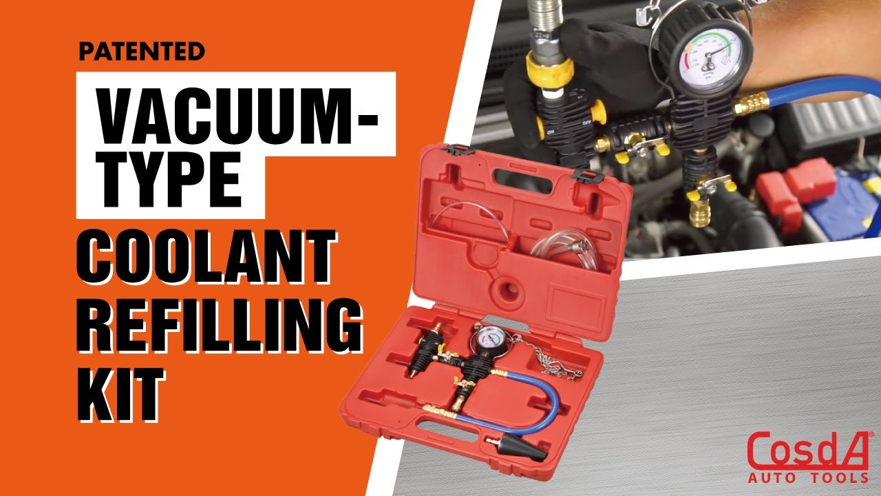 Vacuum-type Coolant Refilling Kit (Patented)