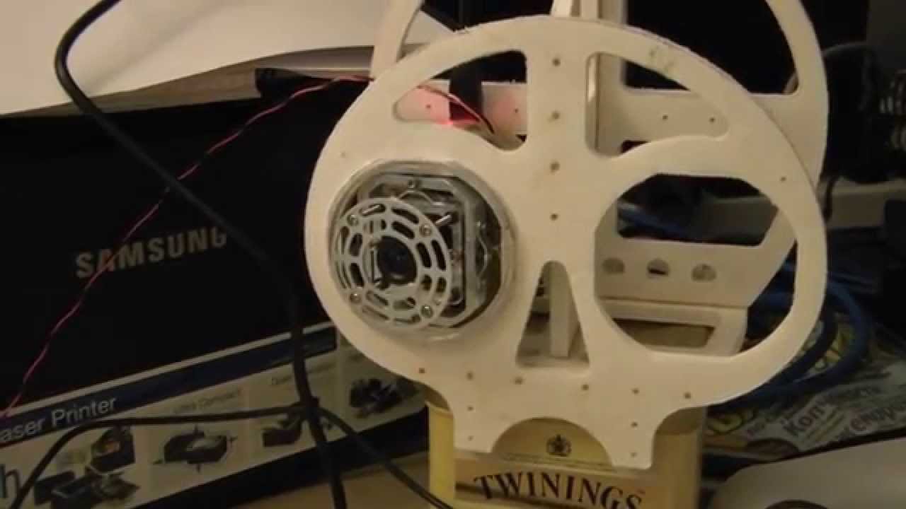 Robot eye prototype movements. Глаз робота, прототип.