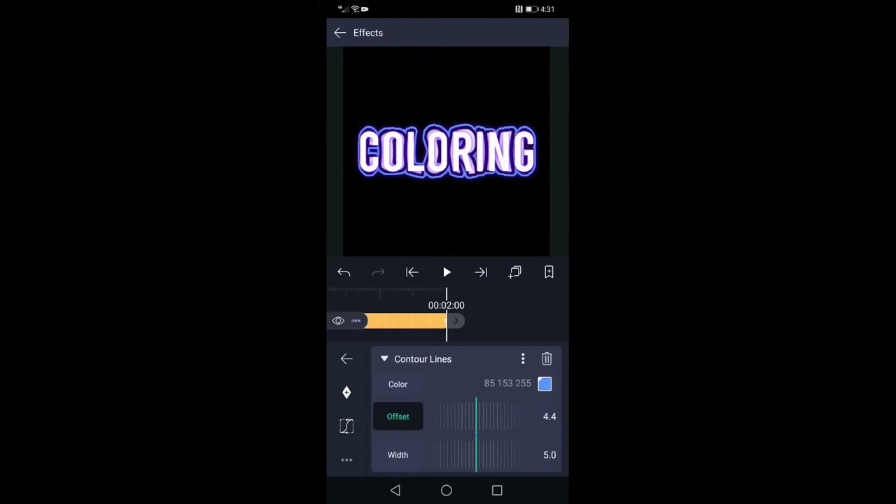 vs inspired coloring on alight motion tutorial