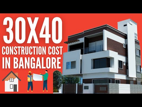 30x40 CONSTRUCTION COST IN BANGALORE? G+1/G+2/G+3/G+4 Floors? 30x40 HOUSE CONSTRUCTION IN BANGALORE?
