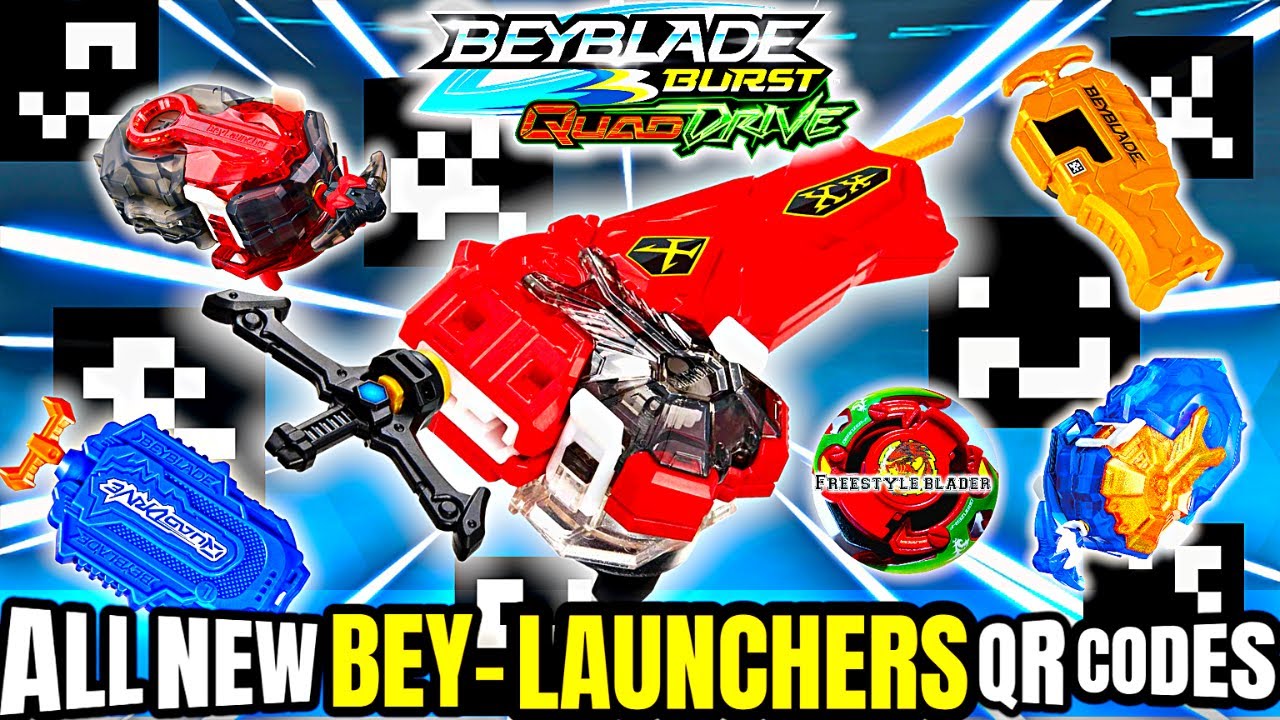 NEW LAUNCHERS QR CODES 2025  - Beyblade Burst QuadDrive App - UPDATED