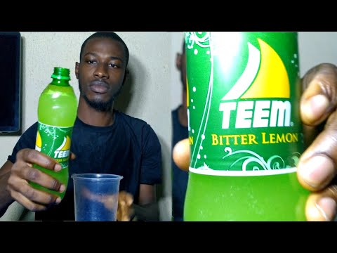 ASMR DRINKING TEEM BITTER LEMON