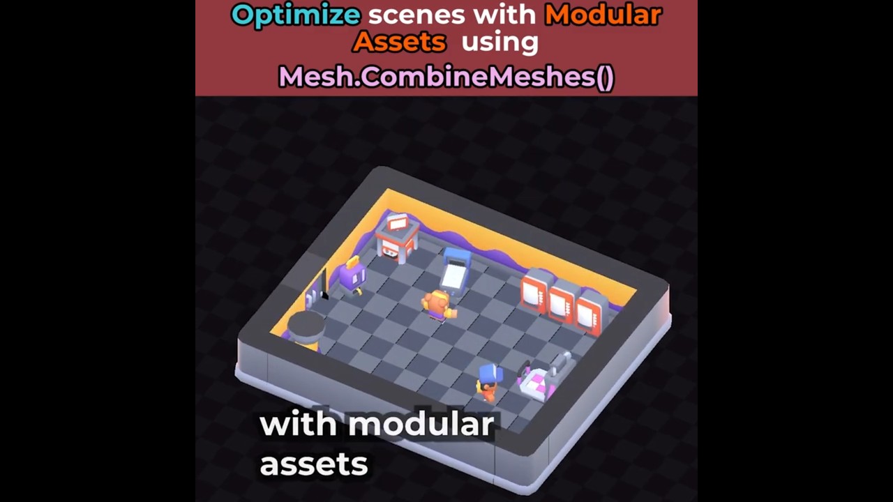 Unity Performance Tip: Combine Meshes to Optimize Modular Assets