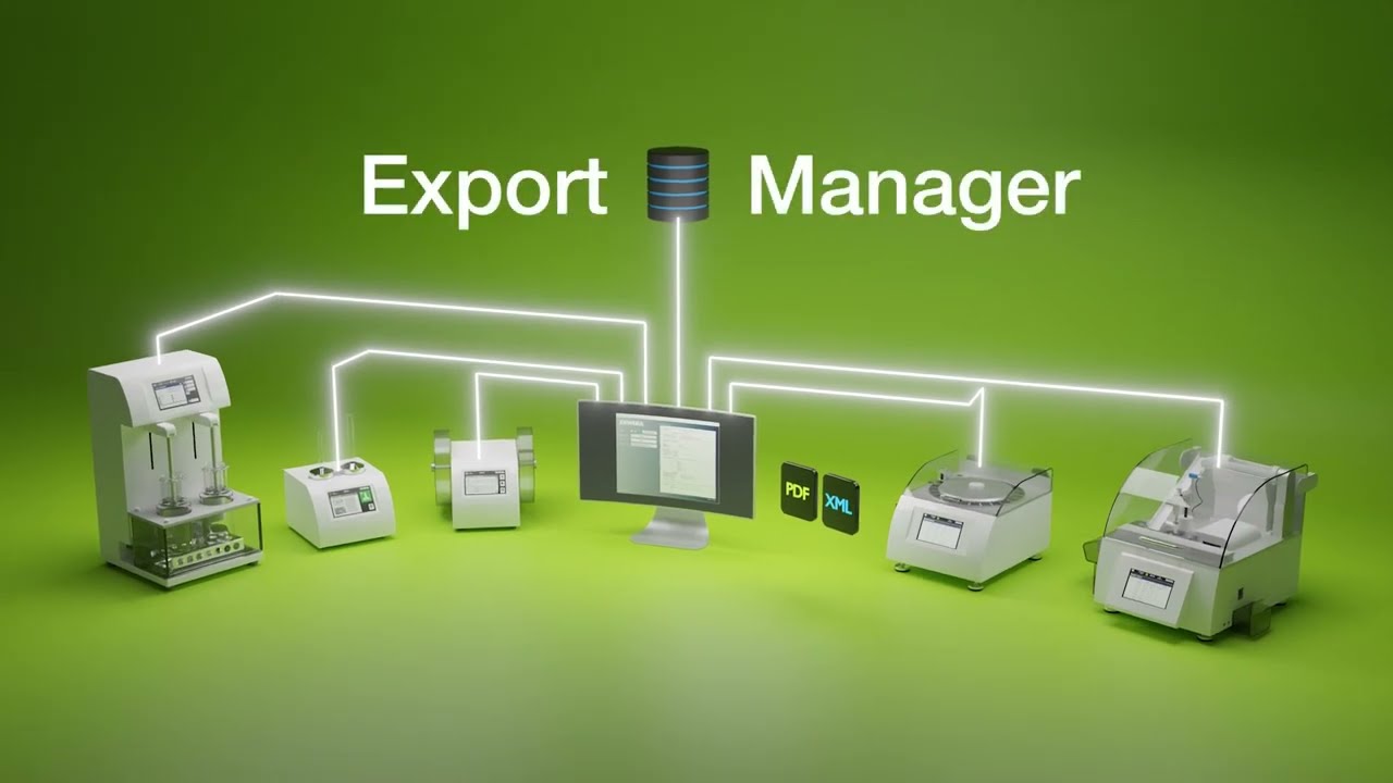 Erweka Export Manager - Data Transfer from Erweka Tablet Testers to PC