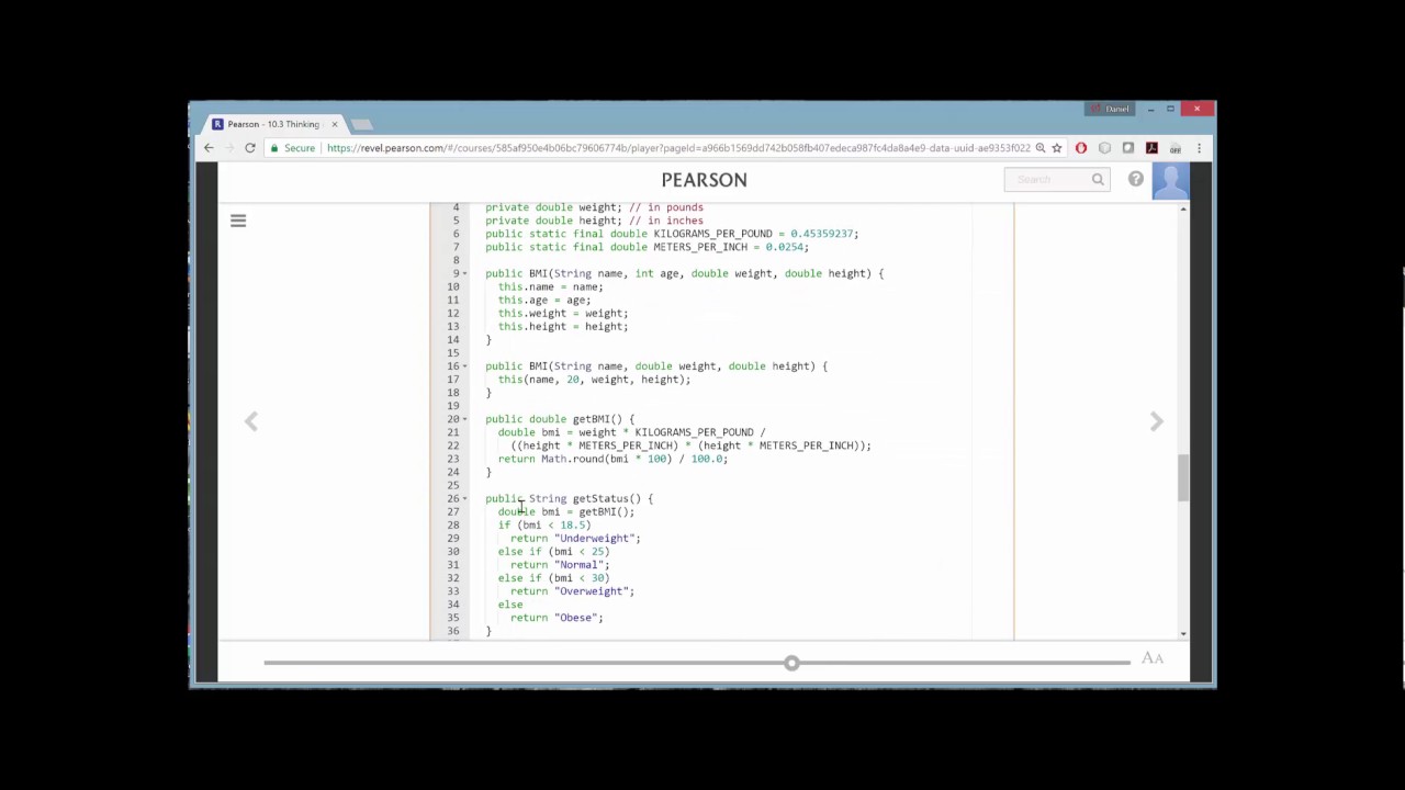 Liang Java Chaper 10 Part I Study Guide