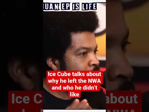 Ice Cube talks about why he left the NWA #music #rap #interview #hiphop #icecube #cube #nwa #shorts