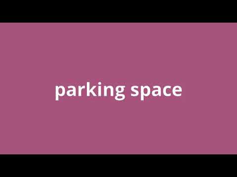 what is the meaning of parking space