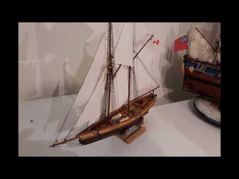 The Bluenose - Canadian Fishing/Racing Ship - Build Completed in September 2018