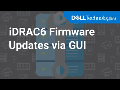 iDRAC6 Firmware Updates via GUI
