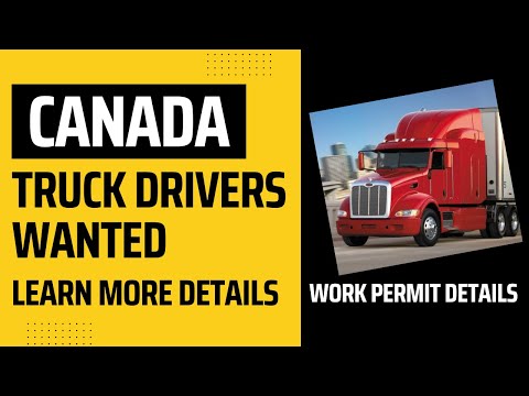 Truck Driving Jobs in Canada, Driver Jobs Information #canada