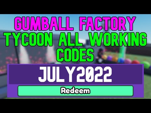 All New July 2022 Codes for Gumball Factory Tycoon! Roblox Working Gumball Factory Tycoon Codes