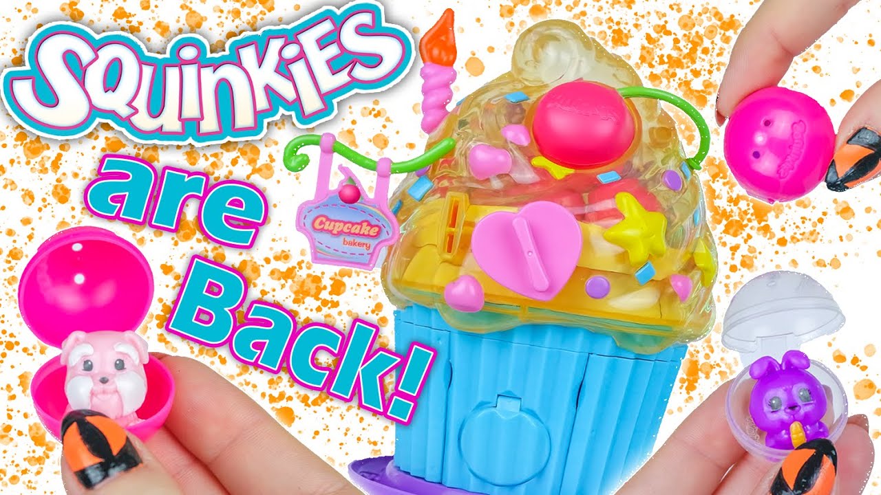 Squinkies Cupcake Surprize Bake Shop + Bubble Packs Opening / Unboxing! Squinkies are BACK!!!