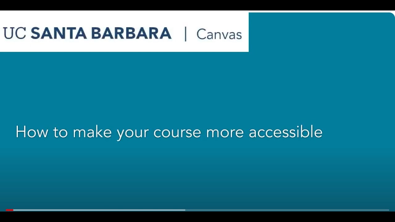 How to make your course more accessible