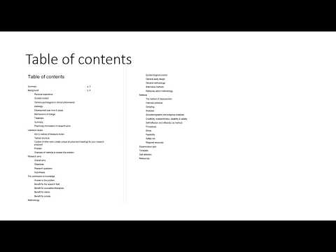 How to write a research proposal on psychological therapies