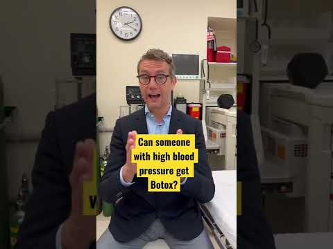 Got high blood pressure? Watch before getting Botox!