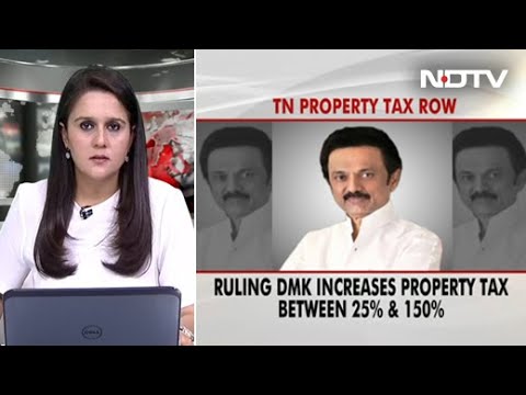 AIADMK Holds Protest In Tamil Nadu Over Hike In Property Tax