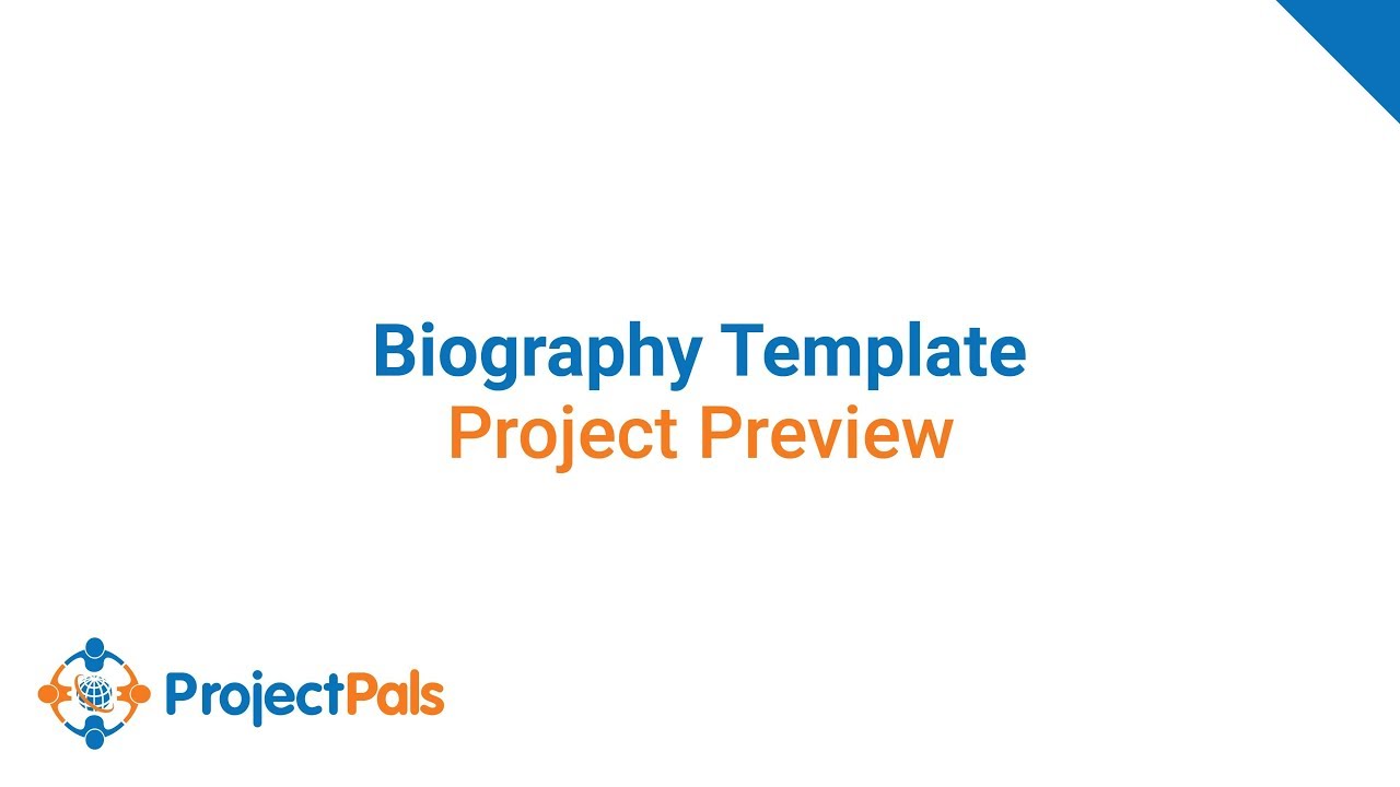 Project Pals - Biography Template