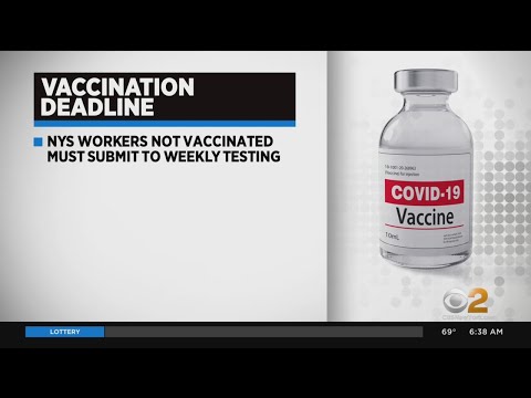 Deadline For New York State Workers To Get COVID Vaccine