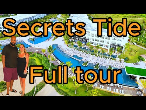 Secrets Tide Punta Cana Full resort Tour (New 5* Resort!!)