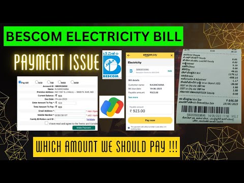 Karnataka BESCOM Electricity Bill Payment Issue - Which amount to pay?