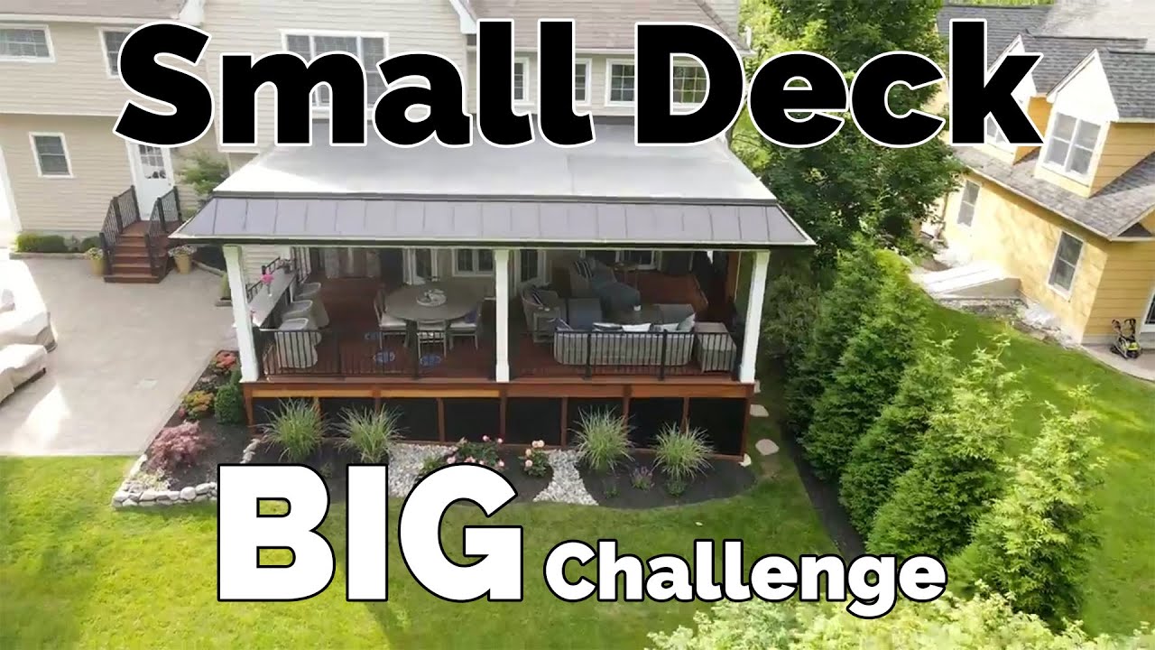 How This Small Covered Deck Became a Luxe Backyard Escape | Showcase