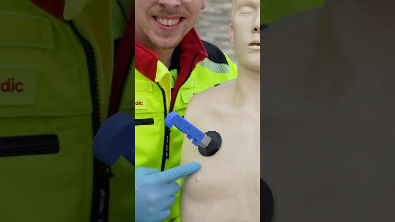 First Aid on a Stab Wound 🚑🔪 #paramedic #ambulance #firstaid #emergency #hospital #nurse