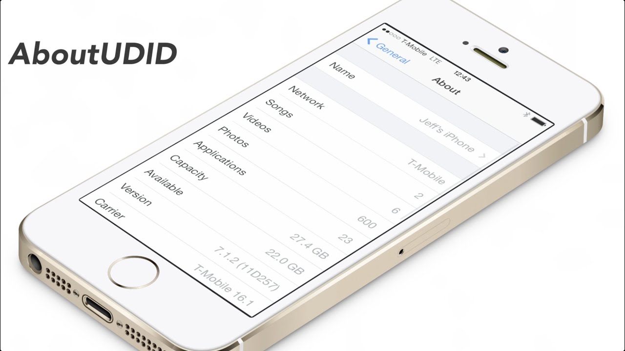 AboutUDID: a super-handy tweak for finding your iPhone's UDID