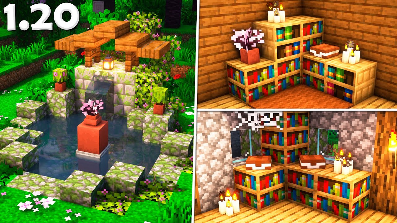 10+ NEW Build Hacks & Designs For Minecraft 1.20! - Minecraft Builders