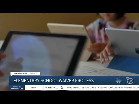 Elementary schools can apply for waivers to reopen in CA