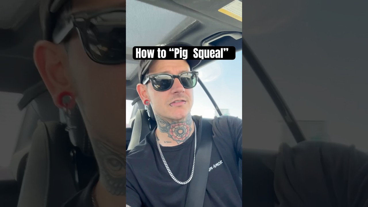 How to “pig squeal” #deathcorevocalist #deathcoremusic #metal #harshvocals