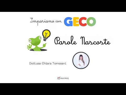 Trick di Geco - Come costruire un'attività "Trova le parole nascoste"?