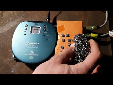 Circuit bent discman Panasonic SLCT570 anti-shock memory kack 4