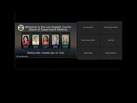 Los Angeles County Board of Supervisors Meeting