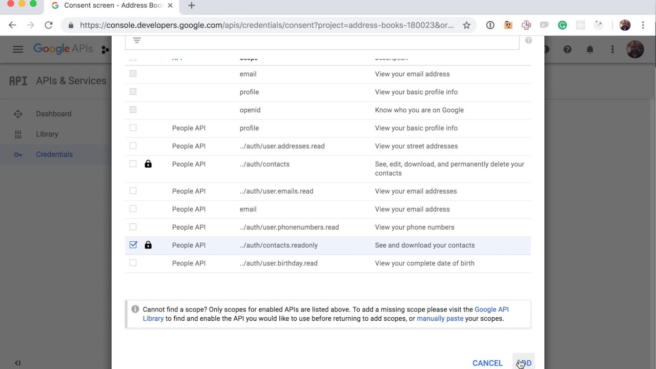 Requesting Sensitive Scopes for a Google OAuth Project