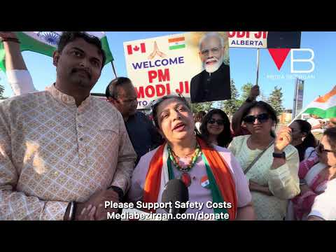 G7: Pro-India Crowd Gathers in Calgary to Welcome Indian Prime Minister Modi