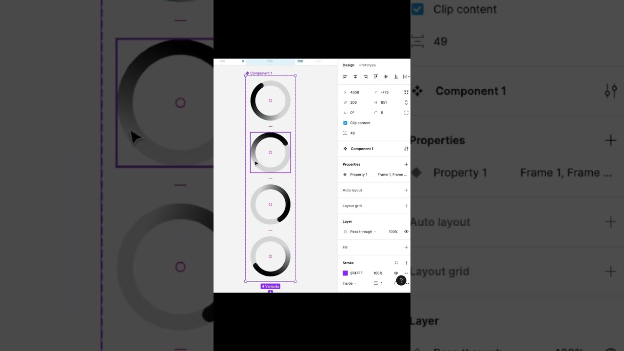 How to create a circular progress bar | loader in figma #shortsfeed