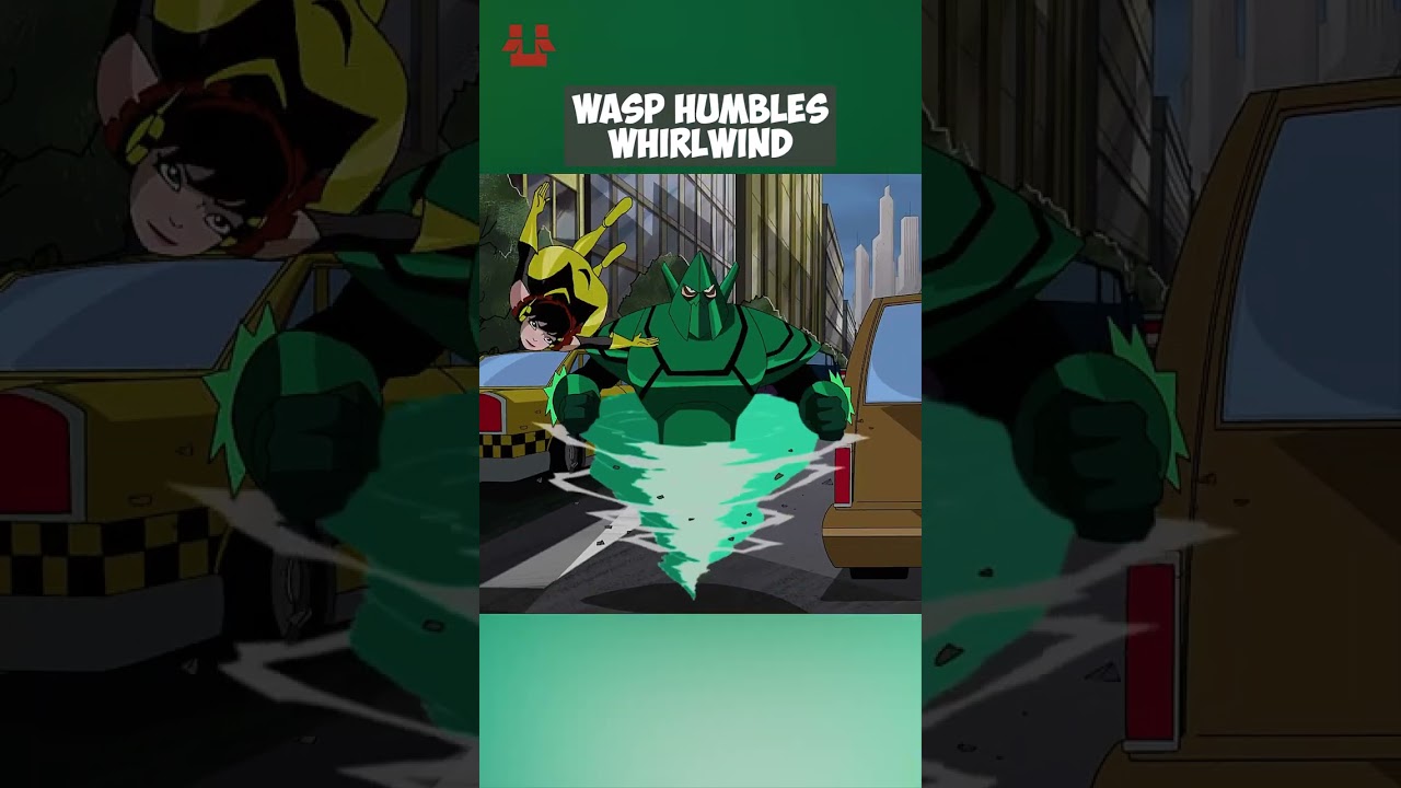 Wasp Humbles Whirlwind 😮 #wasp #avengers #marvel